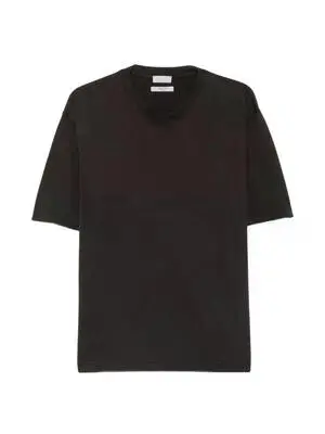 CELLAR DOOR Daniel Crew-neck T-shirt - Brown