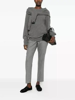 Fabiana Filippi Bead-embellished Tailored Trousers
