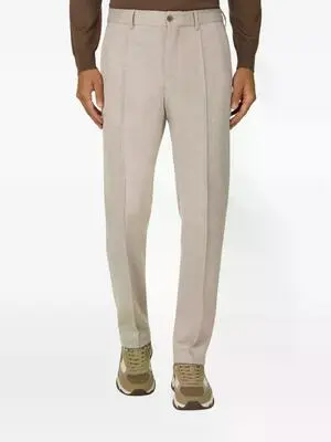 Boggi Milano Trousers In Technical Jersey