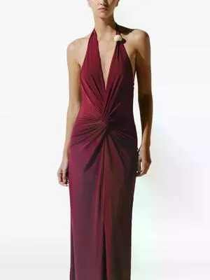 BAOBAB Eleonora Knotted Resin-embellished Maxi Dress