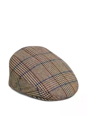 LOCK & CO. HATTERS Gill Check-pattern Flat Cap
