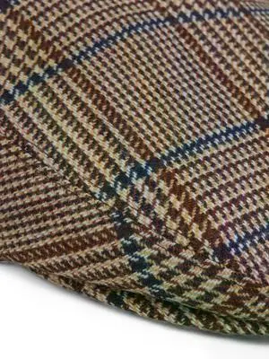 LOCK & CO. HATTERS Gill Check-pattern Flat Cap