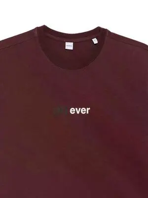 Aspesi Slogan-print T-shirt - Red