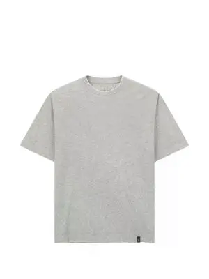 Boggi Milano T-shirt In Cotton Jersey Mélange - Grey