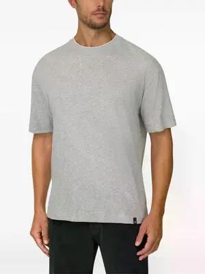 Boggi Milano T-shirt In Cotton Jersey Mélange