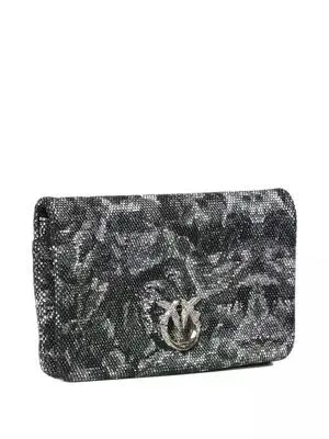 Pinko Love Birds Crystal-embellished Shoulder Bag