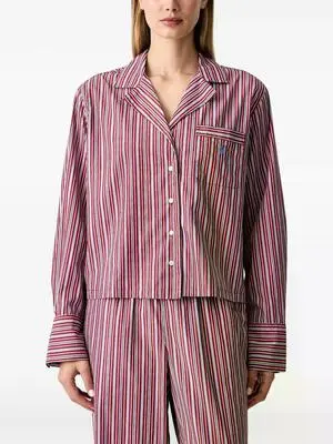 Polo Ralph Lauren Striped Logo-embroidered Pyjama Set