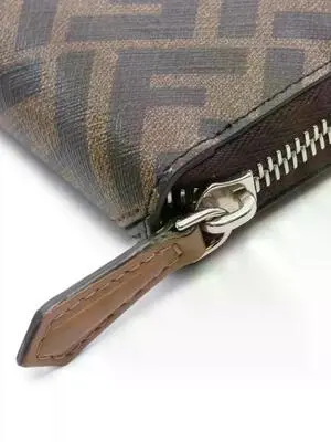 Fendi 2010s Zucca-monogram Zip-around Wallet