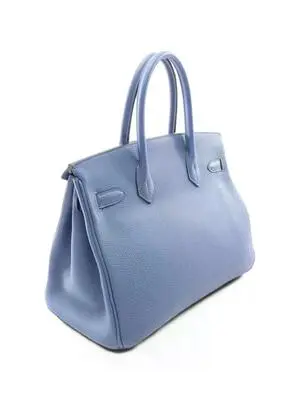 Hermès 2018 Birkin 30 Togo Tote Bag - Blue