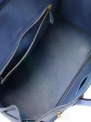 Hermès 2018 Birkin 30 Togo Tote Bag - Blue