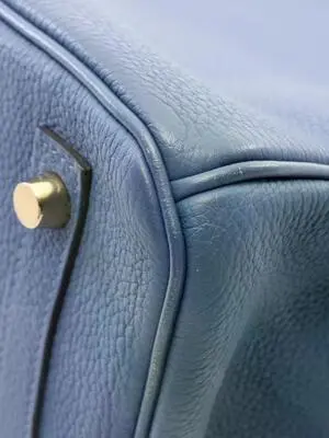 Hermès 2018 Birkin 30 Togo Tote Bag - Blue