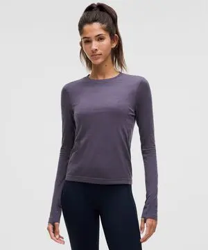 Lululemon Swiftly Wool Long-sleeve Shirt - Nightfall/nightfall