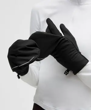 Lululemon Fast And Free Insulated Running Gloves