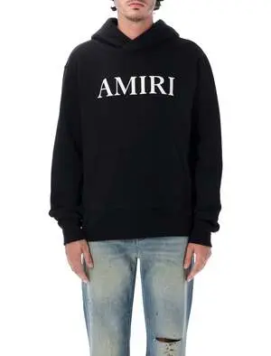 Amiri Logo Pullover Hoodie - Nero