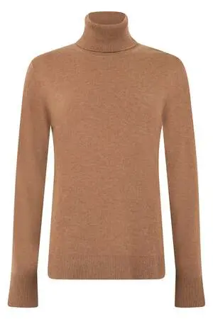 Max Mara High-neck Wool Sweater - Brown