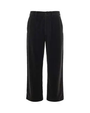 PAOLO PECORA Pleated Corduroy Trousers - Castoro