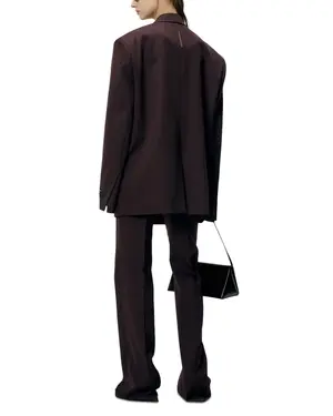 L'EMIUNE Wool Notch Lapel Blazer