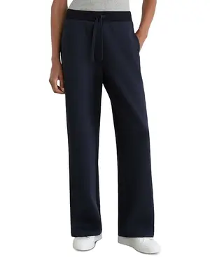 REISS Laney Wide Leg Jogger Pants
