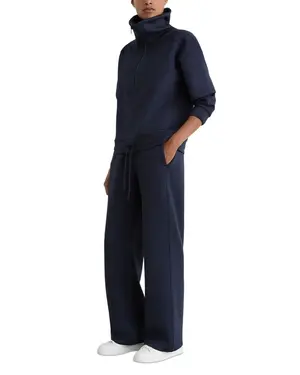 REISS Laney Wide Leg Jogger Pants