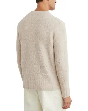 REISS Clarence Wool & Cashmere Boucle Crewneck Sweater