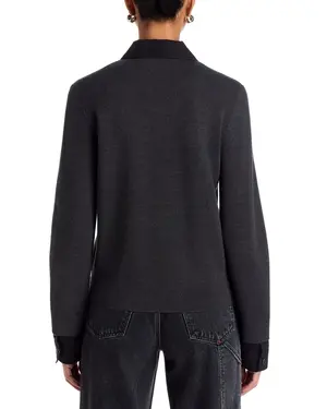 Kobi Halperin Luna Denim Combo Sweater