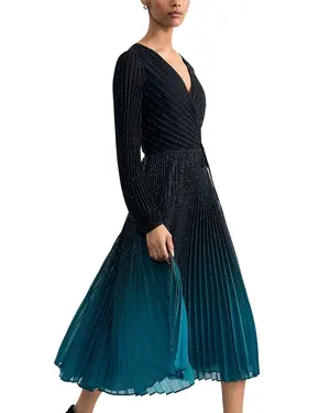PHASE EIGHT Simara Pleated Midi Dress