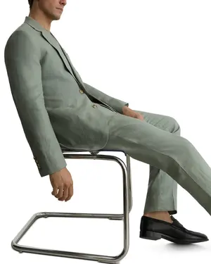 REISS The Atlantic Single Breasted Linen Blazer