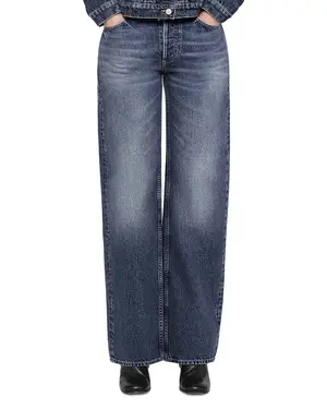ALLSAINTS Cohen High Rise Straight Jeans