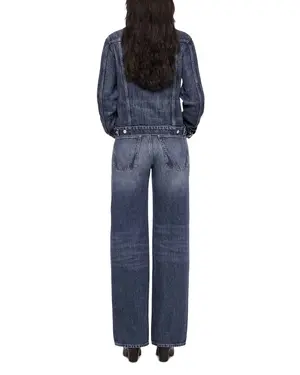 ALLSAINTS Cohen High Rise Straight Jeans