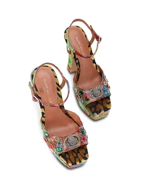 Kurt Geiger Chelsea Platform Peep Toe Sandals