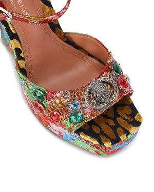 Kurt Geiger Chelsea Platform Peep Toe Sandals