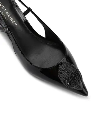 Kurt Geiger Belsize 40 Leather Slingback Pumps