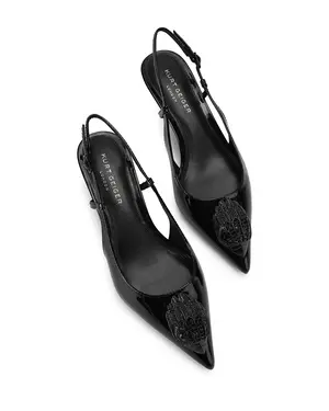Kurt Geiger Belsize 40 Leather Slingback Pumps
