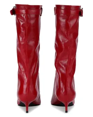 Kurt Geiger Opera Leather Mid Calf Boots