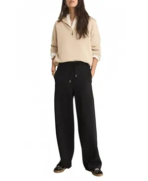 Mint Velvet Side Stripe Barrel Trousers