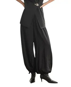Mint Velvet Checked Soft Balloon Trousers