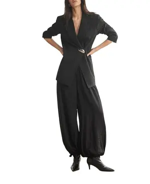 Mint Velvet Checked Soft Balloon Trousers