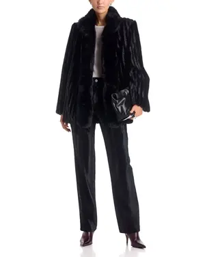 DUCIE Sienna Faux Fur Jacket