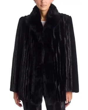DUCIE Sienna Faux Fur Jacket