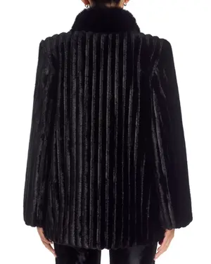 DUCIE Sienna Faux Fur Jacket