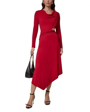 Donna Karan New York Asymmetric Jersey Dress