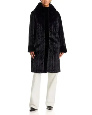 Kobi Halperin Myla Cabled Faux Fur Coat