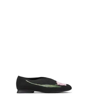 Camper Casi Myra Floral Twins Leather Ballerina