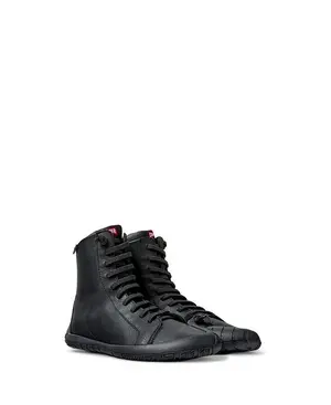 Camper Peu Path+ Leather Ankle Boot - Black