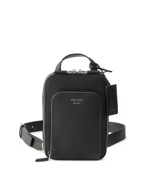 Prada Saffiano Leather Backpack - Black