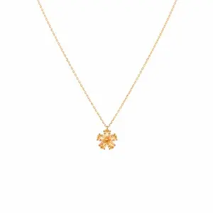 ALEGORIA JEWELLERY Spring Flowers Necklace Yellow Golden Hour - Gold/yellow