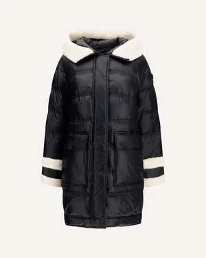 Peuterey Kunto Bg 02 Shearling-collar Puffer Jacket - Black