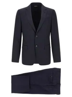 Zegna Mohair Wool Dress - Blue