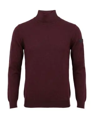 Peuterey Turtleneck Burgundy Size Wool, Cotton