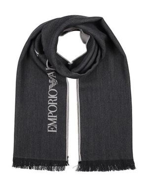 Emporio Armani Scarf Wool - Black